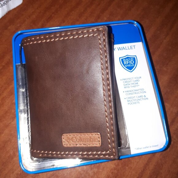 Bags | Columbia Mens Rfid Trifold Wallet | Poshmark